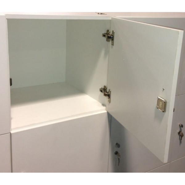 Lockers 12 Doors Locker bank of 3 high x 4 wide - Set your own overall size