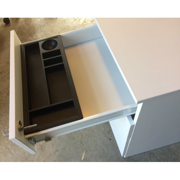 Mobile drawer unit 2 pen and 1 file drawer