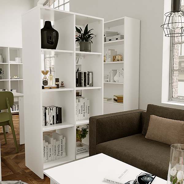 4 x 2 Open cube shelf system